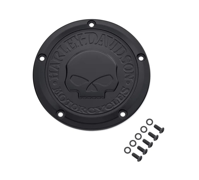 Willie G Skull Derby Cover Black | Twin Cam | H-D Custom Accessories ...