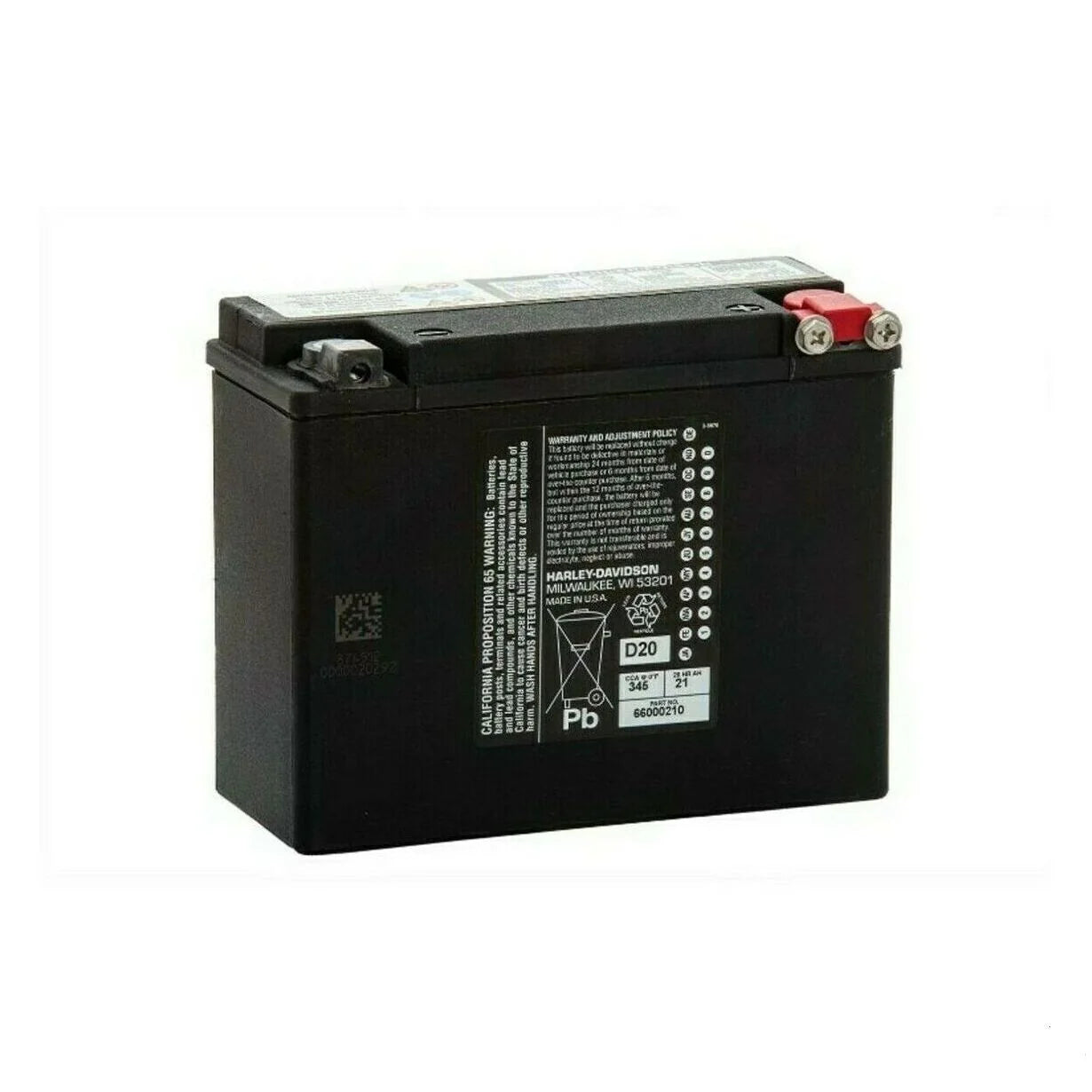 H-D AGM BATTERY - 80-96 FLHT/FLHR – Road and Sport Harley-Davidson