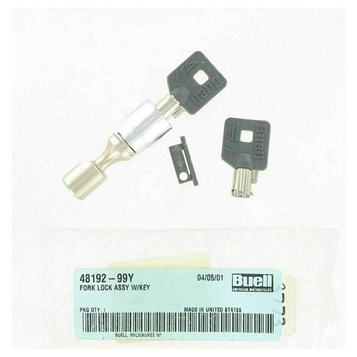 Buell Fork Lock Assembly with Keys | H-D Parts & Accessories | Road and ...